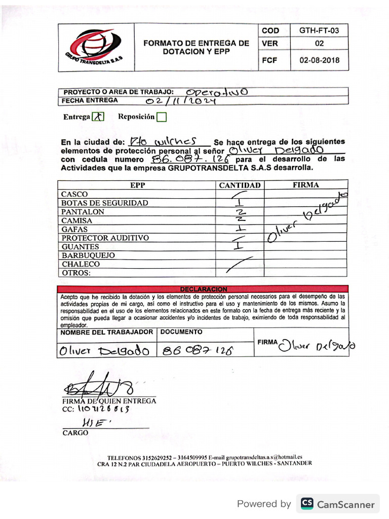Induccion y Epp Oliver | PDF
