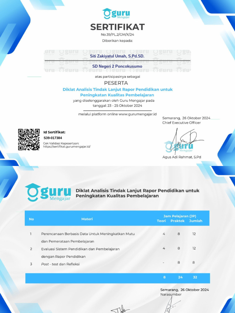 Sertifikat S39 017384 | PDF