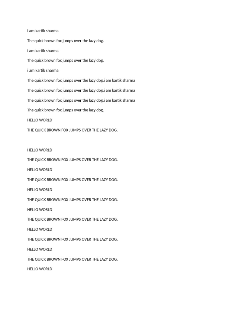 Repetitive Text Patterns | PDF