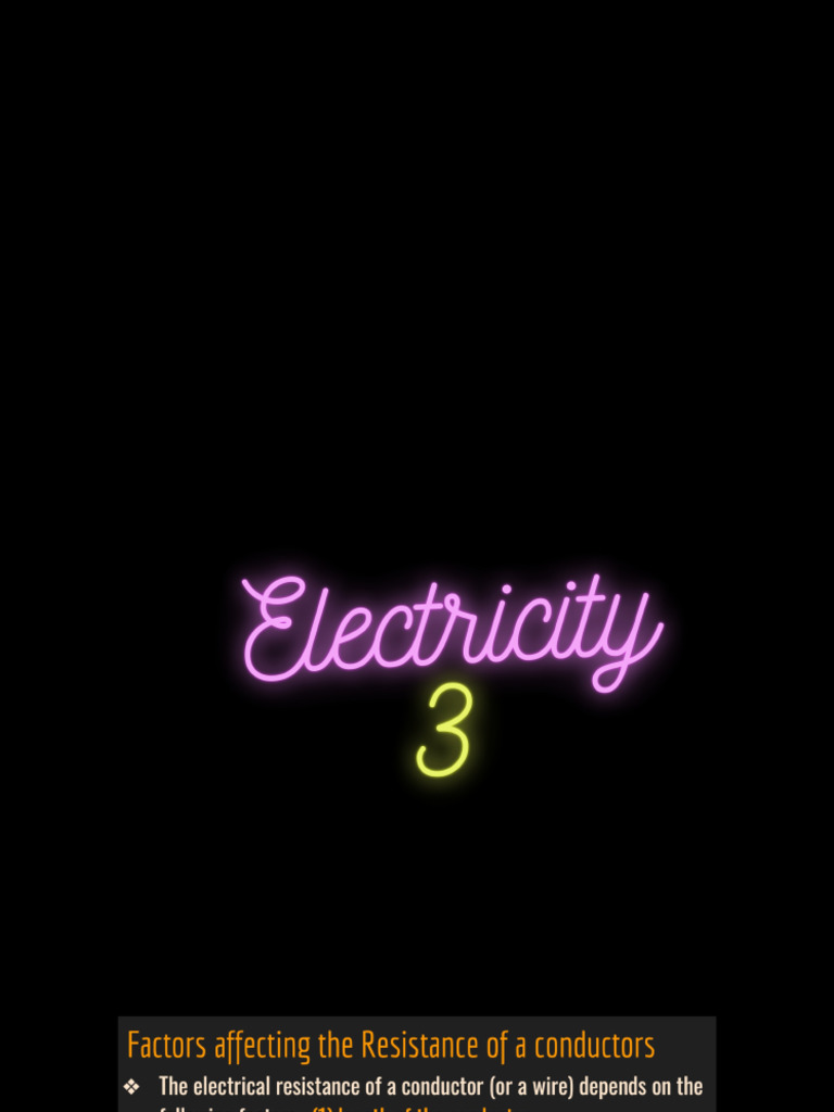 Electricity 3 Pdf