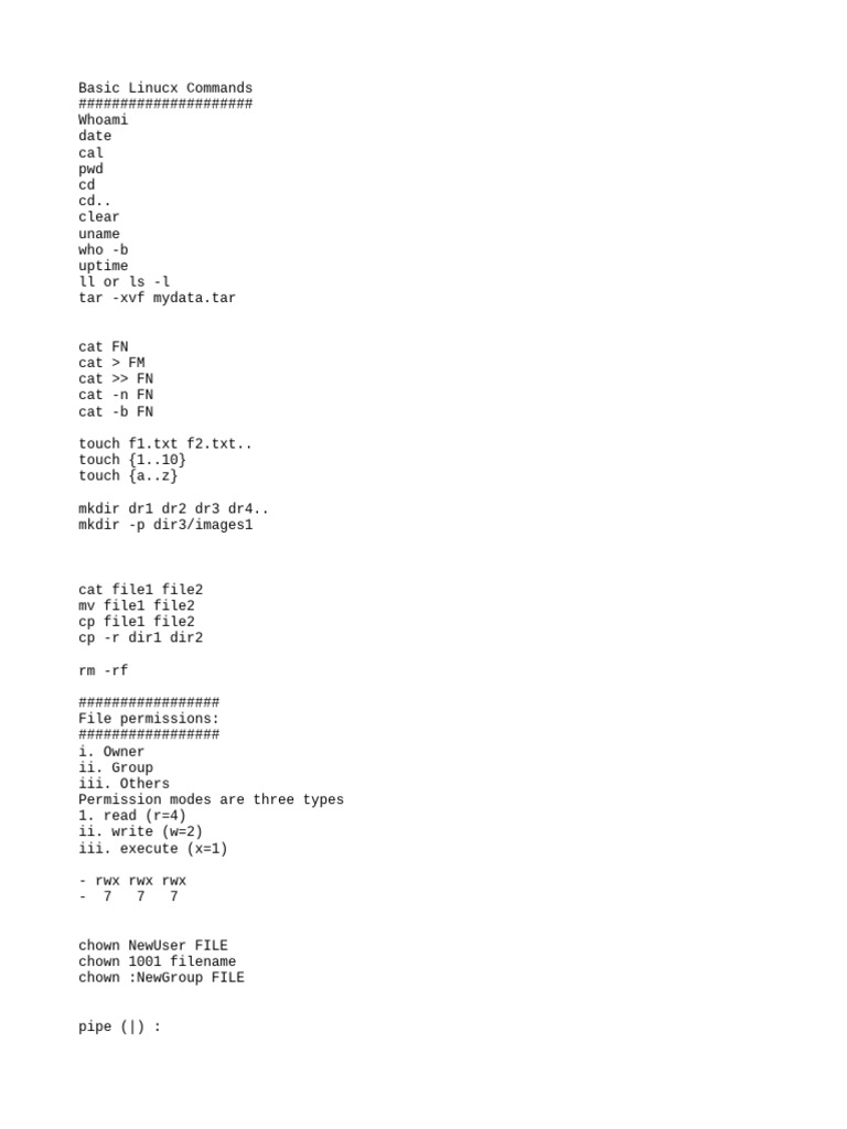 Linucx Commands | PDF | Networking | Internet & Web Linucx Commands | PDF | Networking | Internet & Web