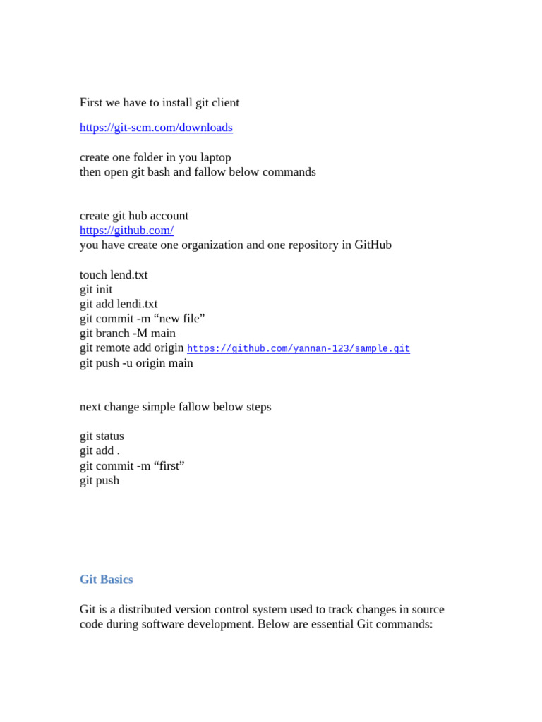 Git and GitHub Full Guide | PDF | Version Control | System Software