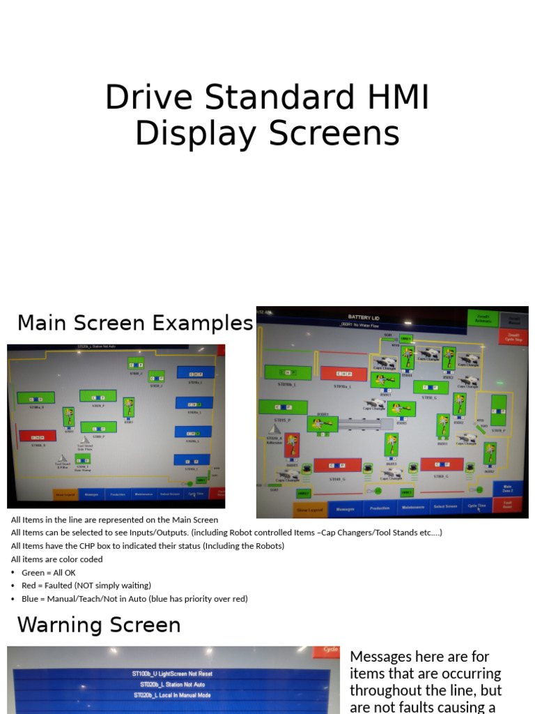 HMI Screens - Explained | PDF | Computing