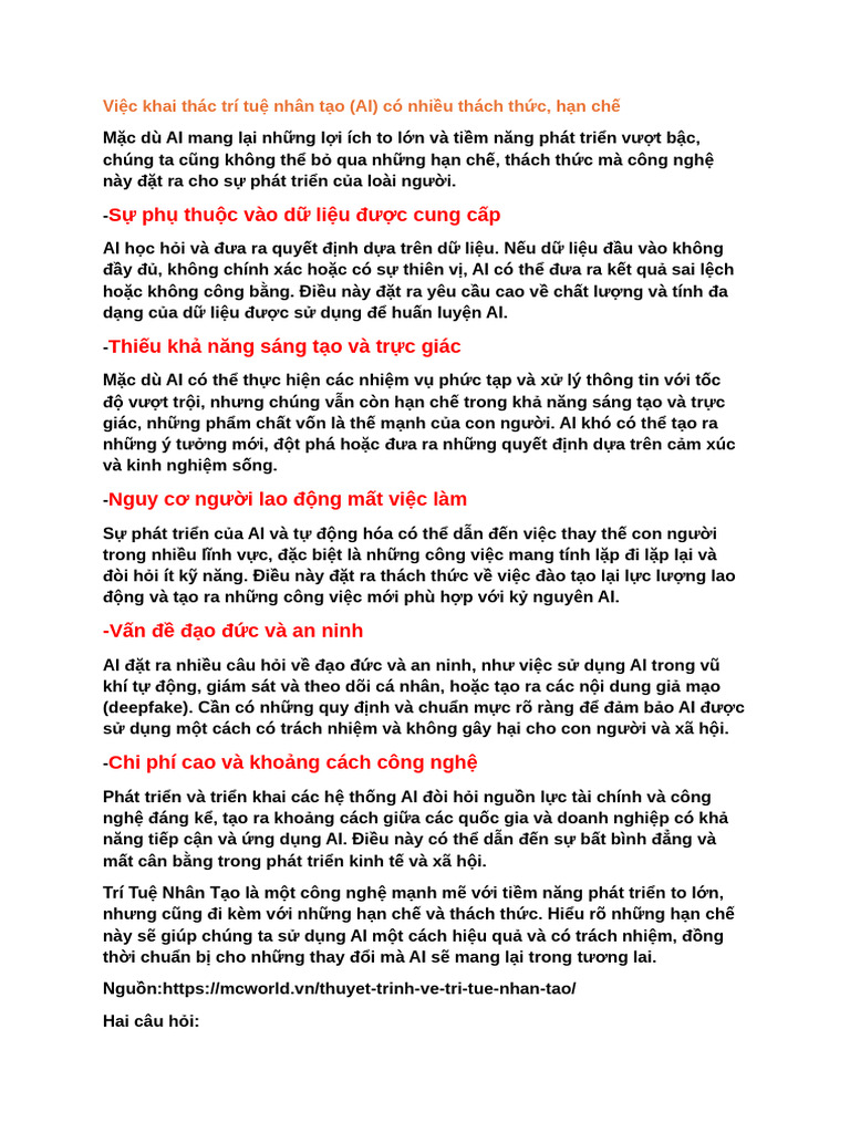 THDC Thách TH C | PDF