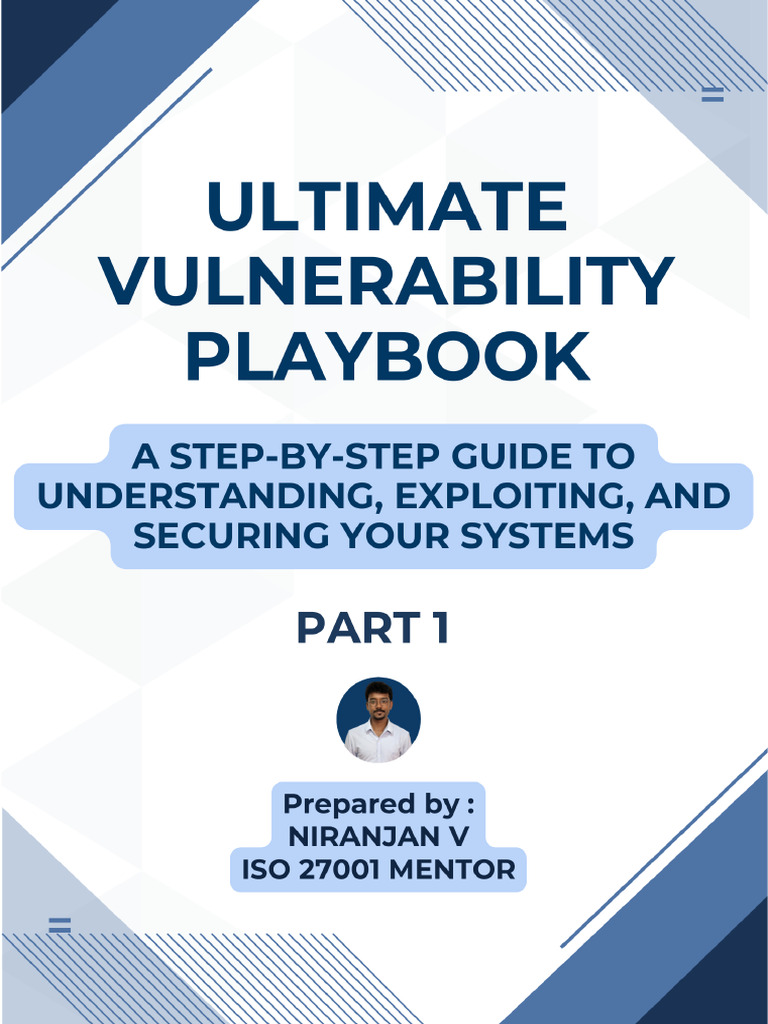 Ultimate Vulnerability Playbook Part 1 1726894026 | PDF | Information Technology Management ...