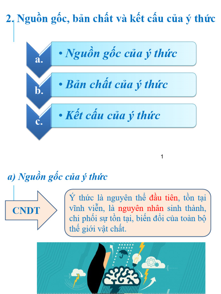 C2.I.2. Nguon Goc, Ban Chat Va Ket Cau Cua y Thuc | PDF