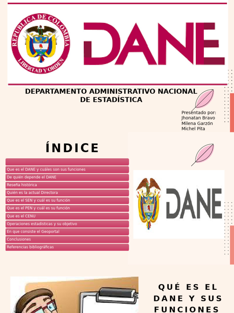 DANE: Funciones y Ley 2335 de 2023 | PDF | Turismo | Estadísticas