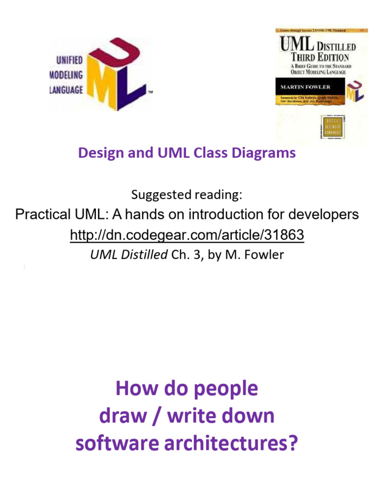 UML-1-Class-Diagrams | PDF | Class (Computer Programming) | Method (Computer Programming)
