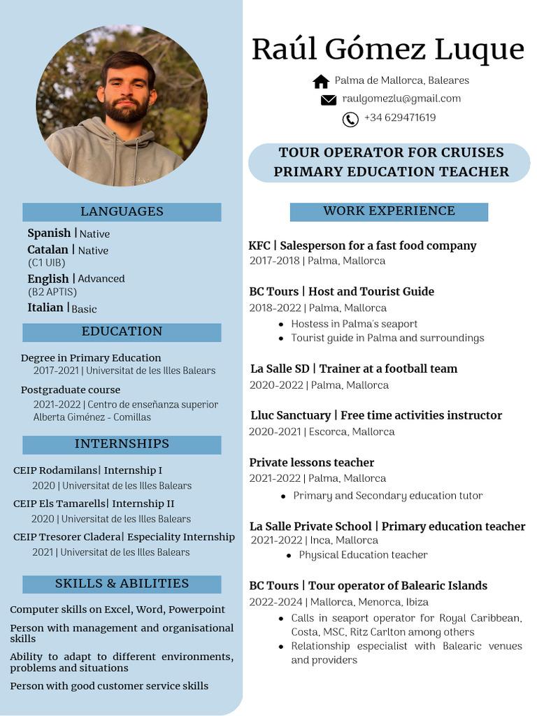 English CV Raul Gomez | PDF