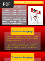 Language Features of A Persuasive Text | PDF | Word | Adjective