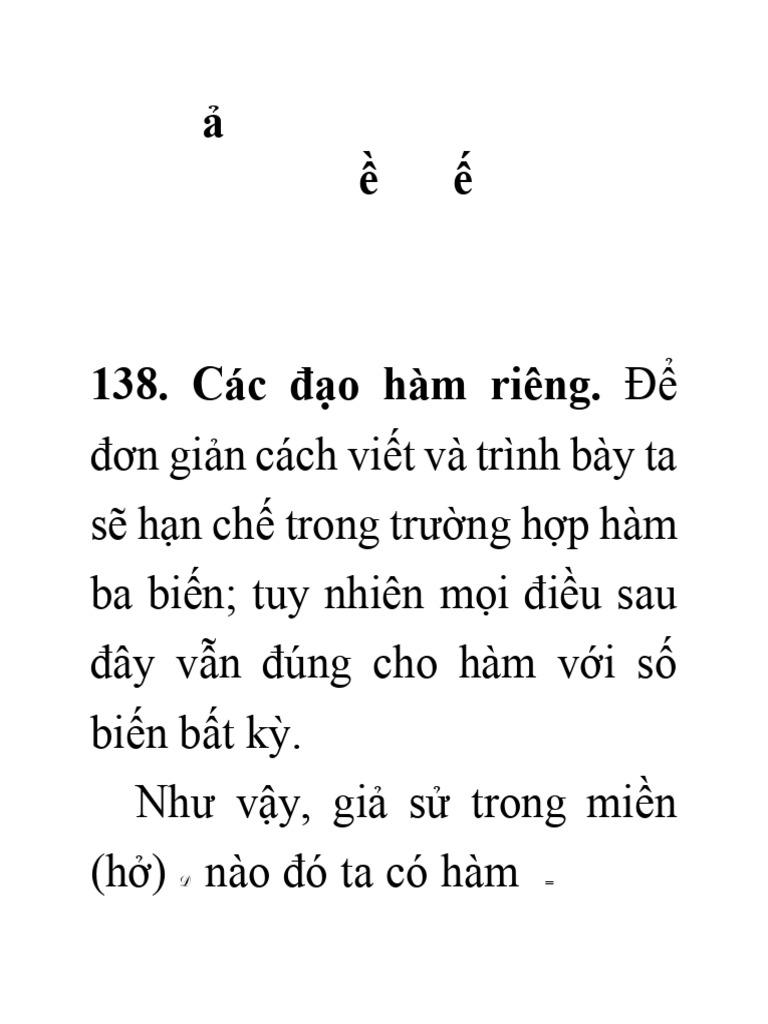 BG Ch1 Bài 3P1 - Phép tính vi phân hàm nhiều biến | PDF