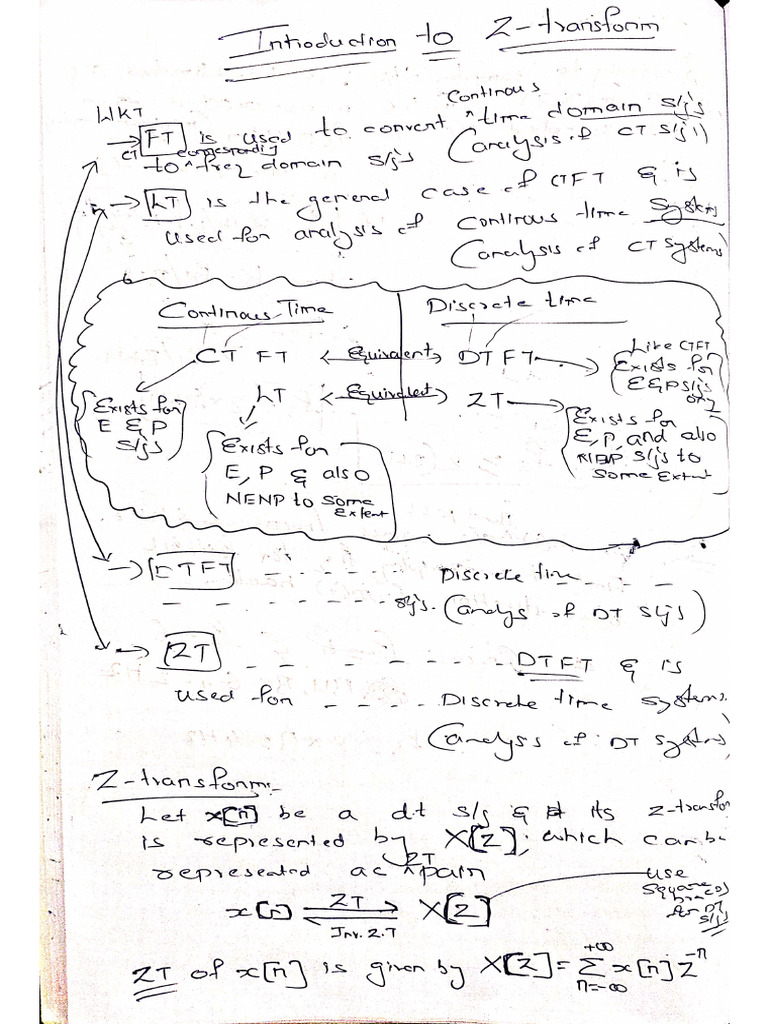 Z-Transforms Part1 | PDF