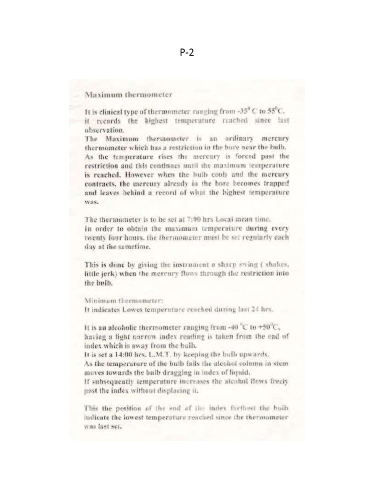 Understanding Thermometer Types | PDF