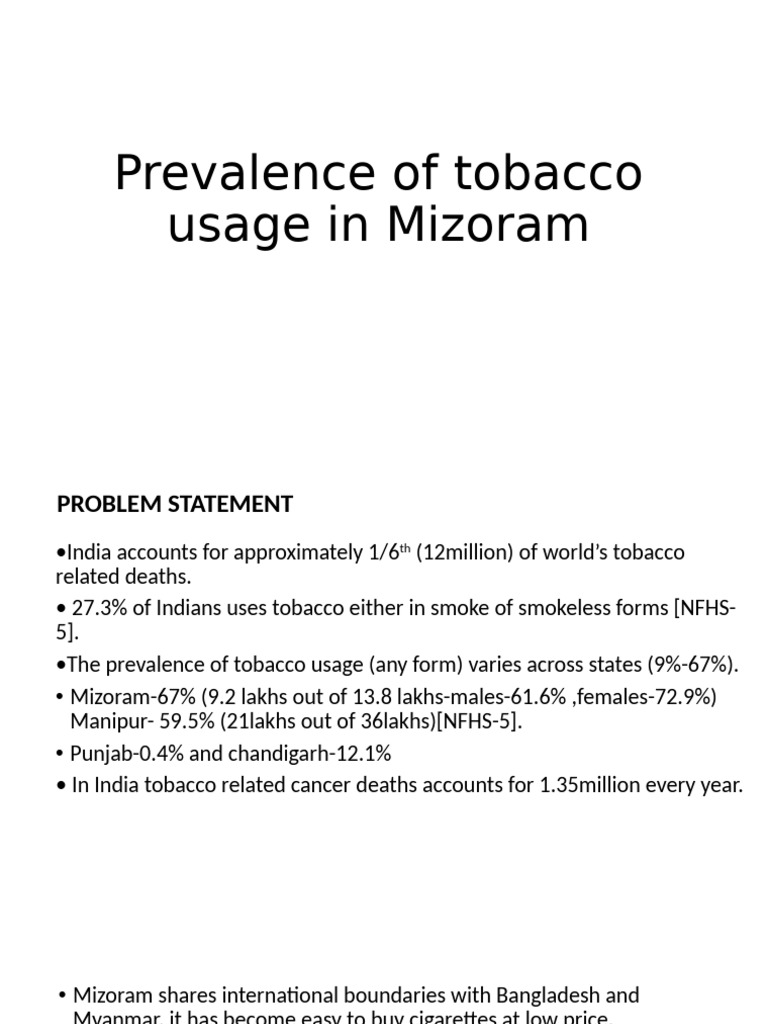 Tobacco | PDF