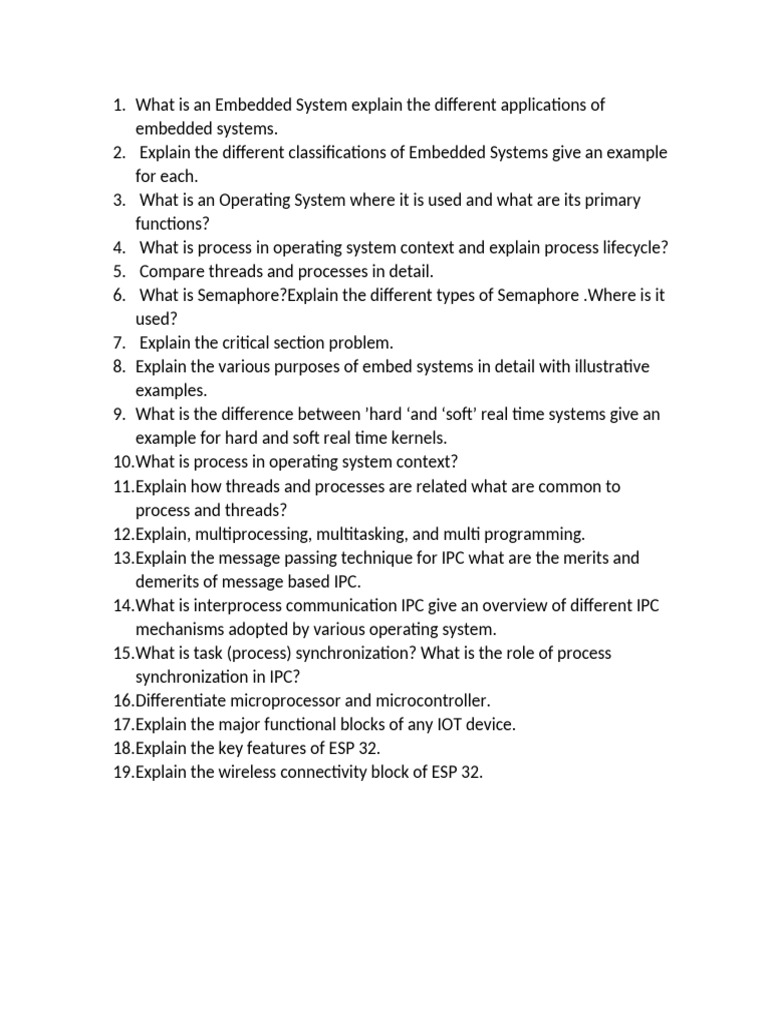 ESD Question Bank | PDF