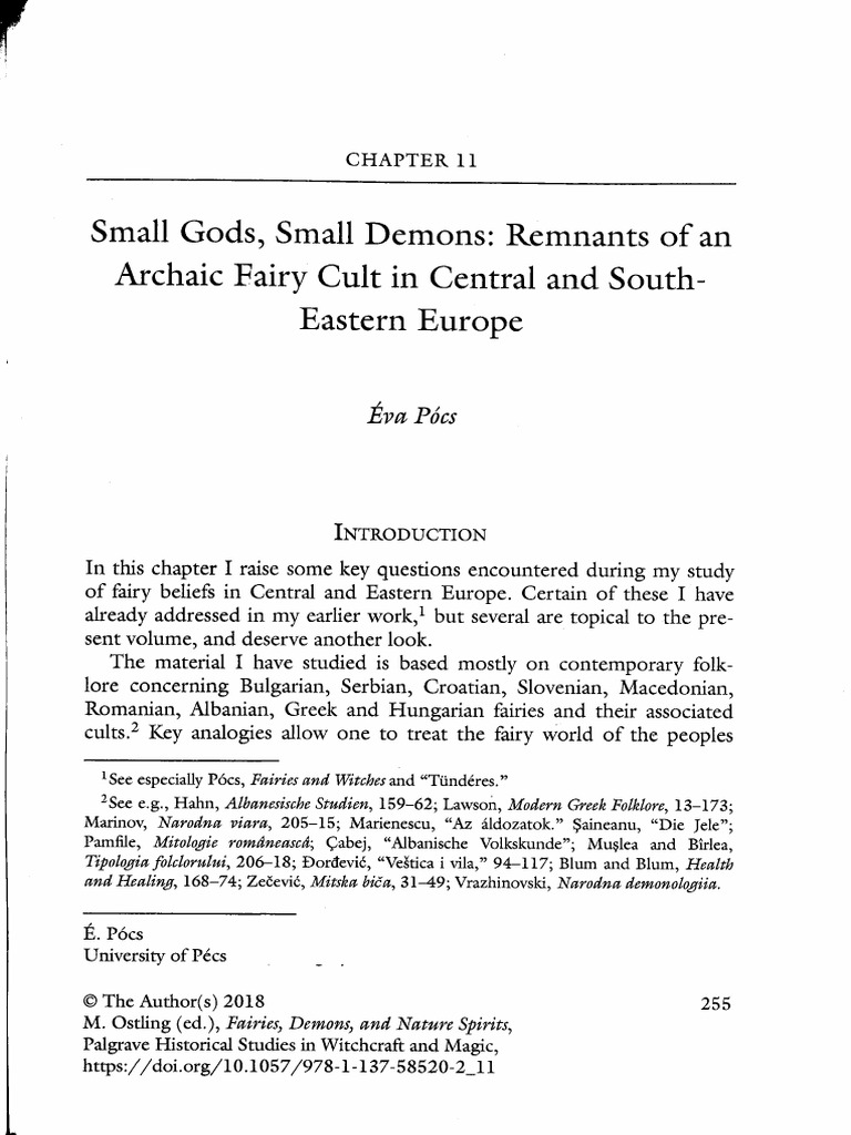 Fairies Small Gods Small Demons Remnants | PDF