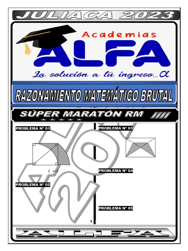Alfa RM Maraton | PDF | Matemática Elemental