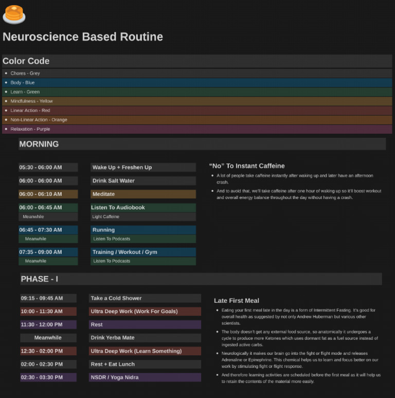 Andrew Huberman-ROUTINE | PDF