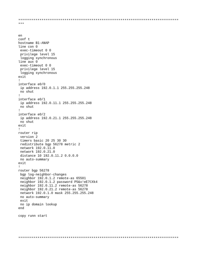 All With BGP | PDF | Ip Address | Computer Architecture