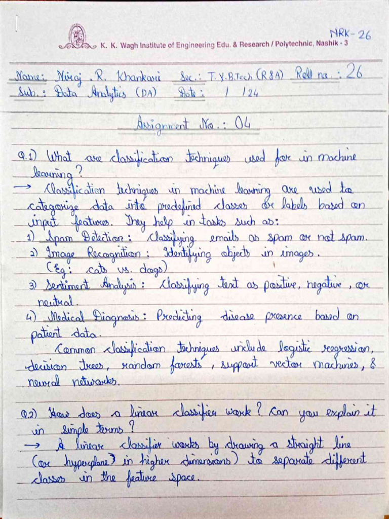 DA Assignment 4 | PDF