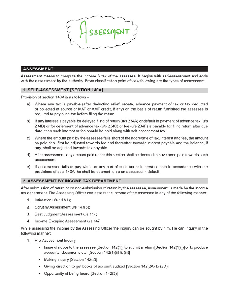 Tax Assessment | PDF | Tax Refund | Taxes