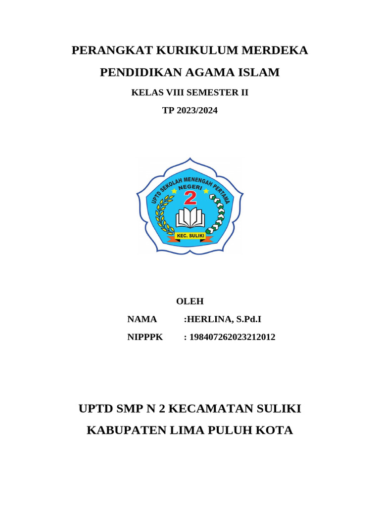 Cover - Perangkat Kurikulum Merdeka | PDF