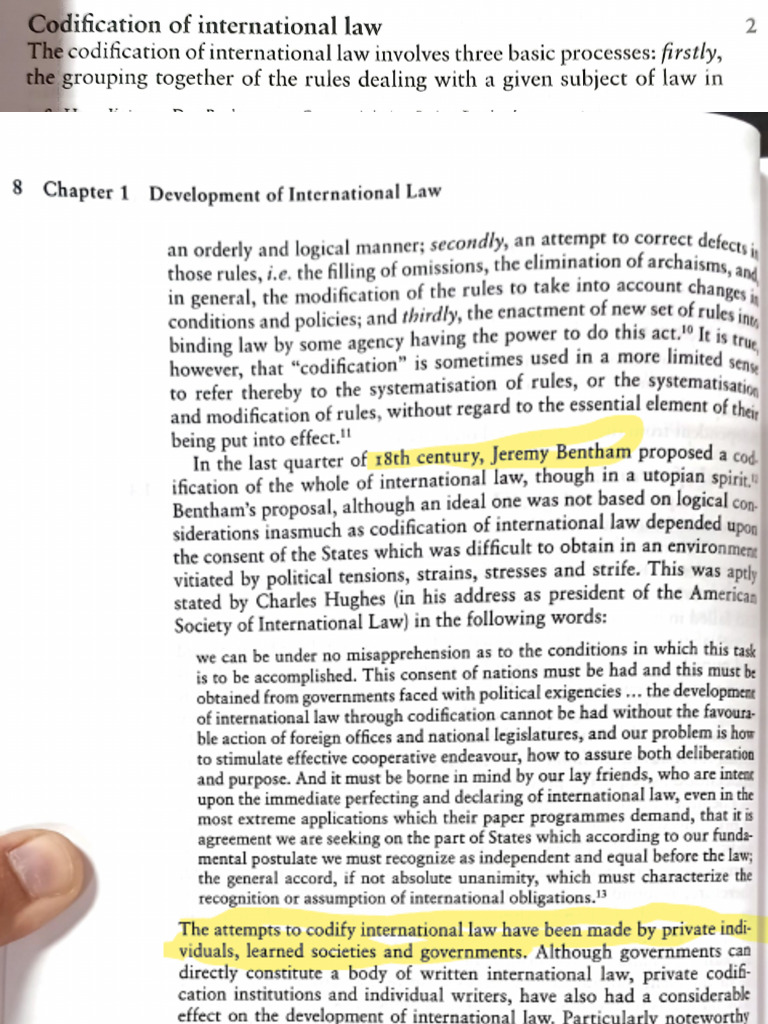 Codification - Intl Law | PDF