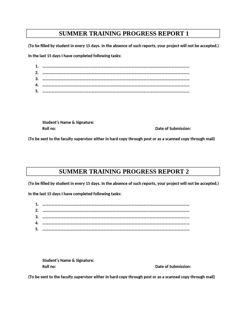 STPR Progress Report | PDF