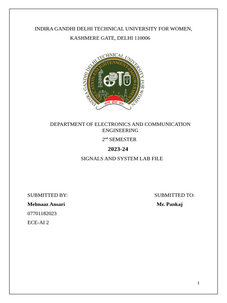 SNS Lab File | PDF | Matrix (Mathematics) | Sine Wave
