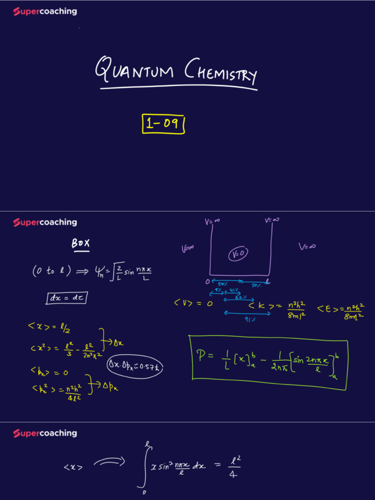 Quantum Chemistry-1 - 10 1724167824 | PDF