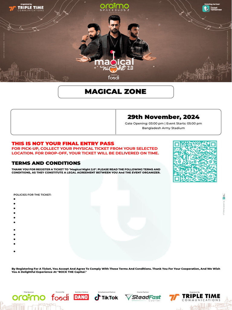 Atuf Aslam Ticket | PDF