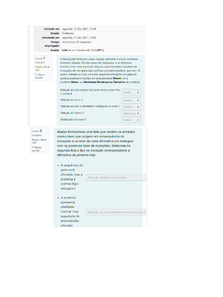 Lista de Exercícios MÓD1 | PDF