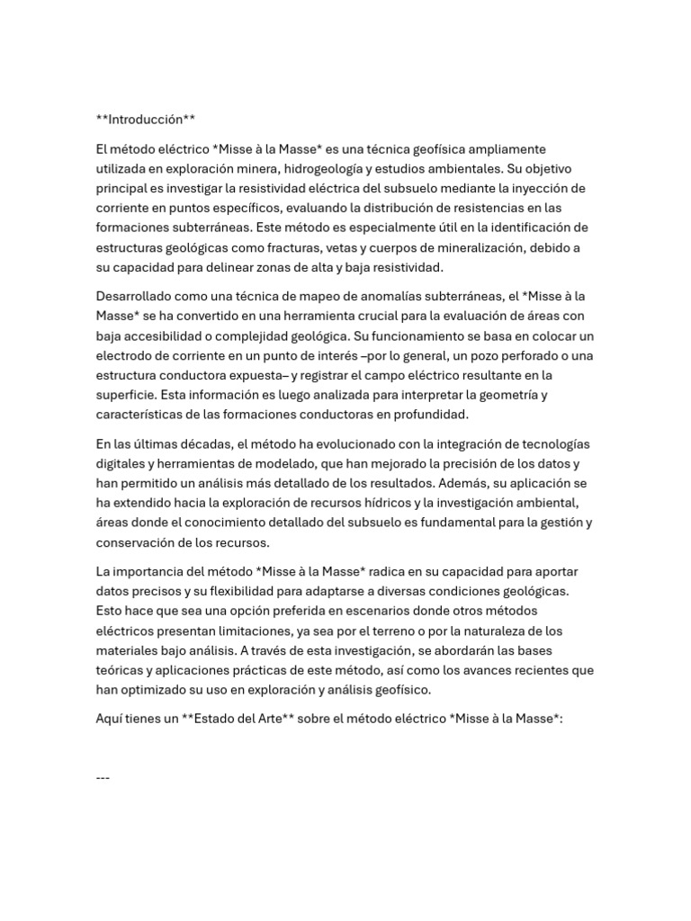 Misse A La Masse | PDF | Agua subterránea | Agua