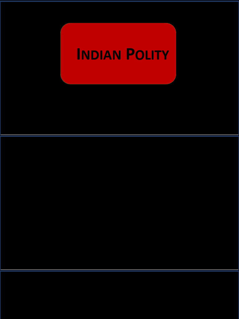 Polity Lecture-4 | PDF