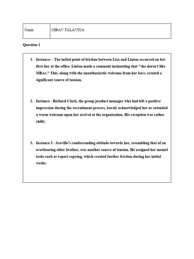 IMT - LisaBenton - NIRAV TALAVIYA | PDF | Mentorship | Extraversion And Introversion