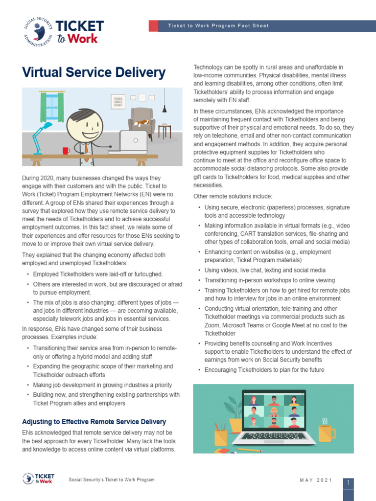 Fact Sheet Virtual Service Delivery | PDF | Social Media | Popular ...