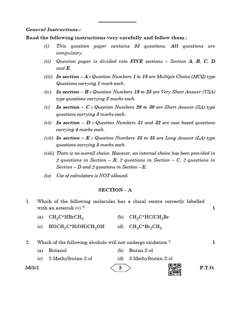 56-5-1 - Chemistry (Theory) | PDF | Chemical Reactions | Acid