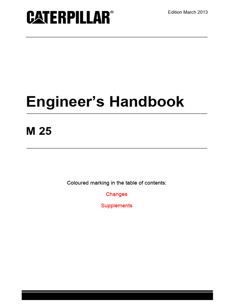 M25 Engineer's Handbook | PDF | Pump | Engines