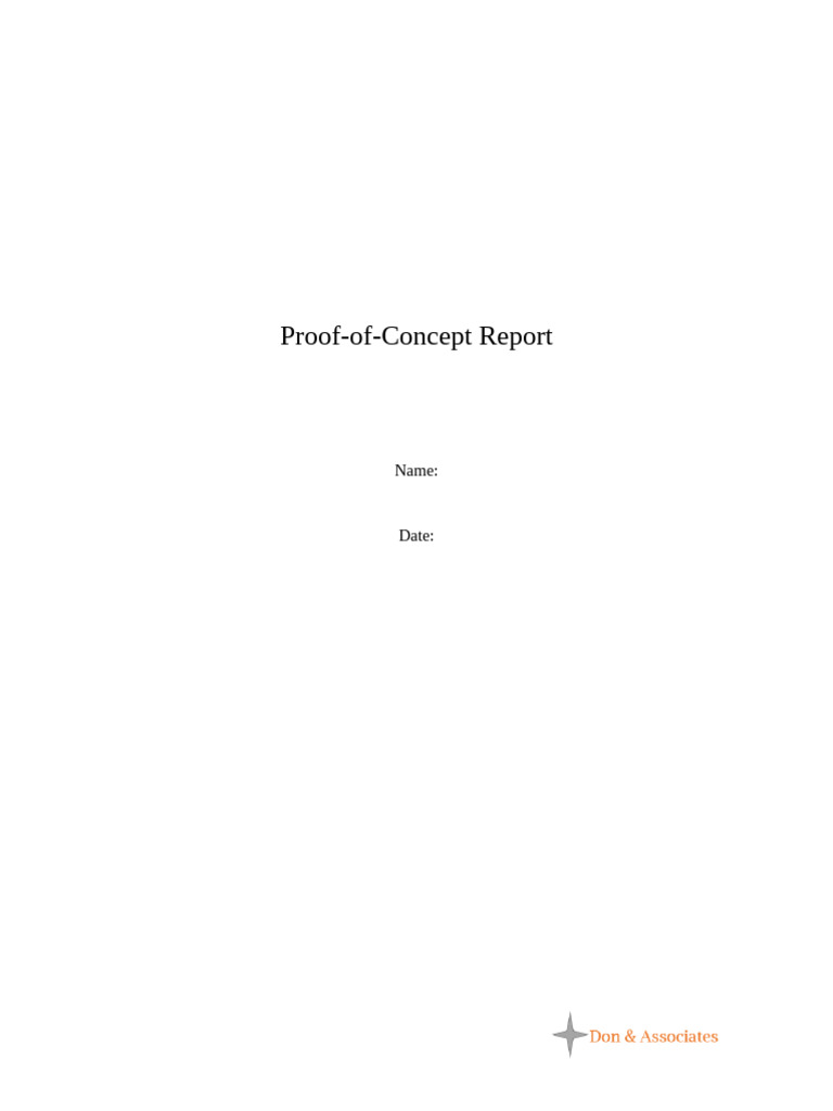 Proof of ConceptReportTemplate | PDF | Amazon Web Services ...