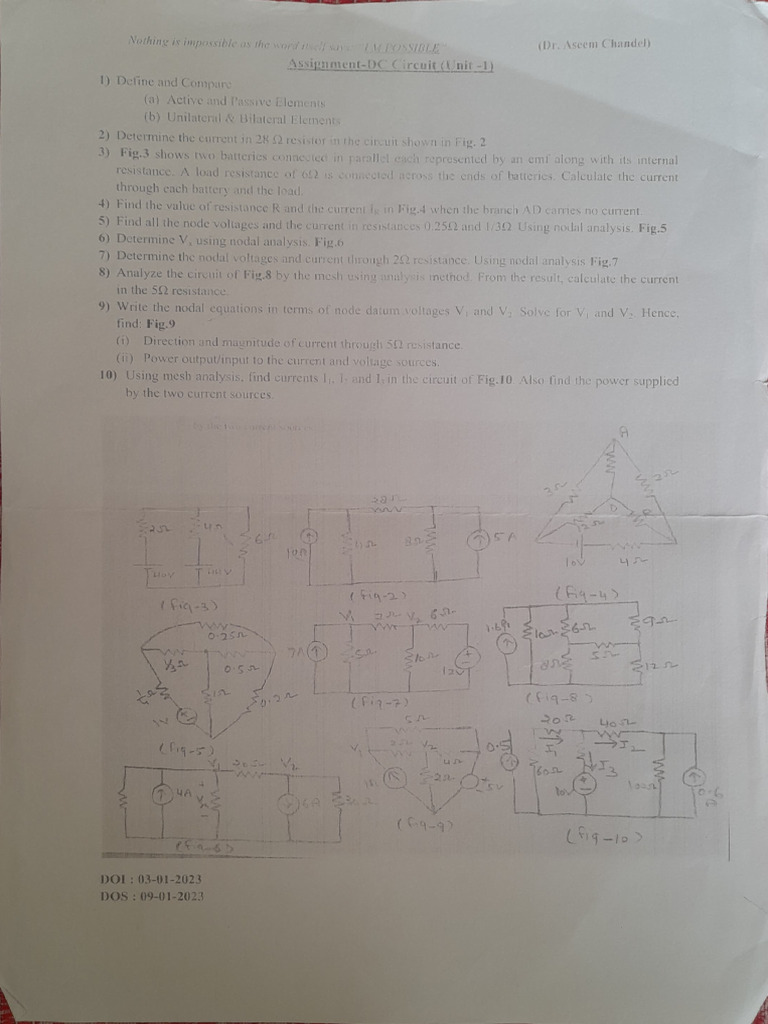 BEE Assignment - 03 | PDF | Transformer | Electrical Resistance And Conductance