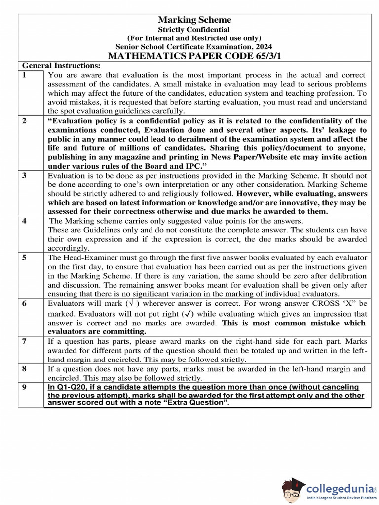 2024 Board Maths Soln 2 | PDF