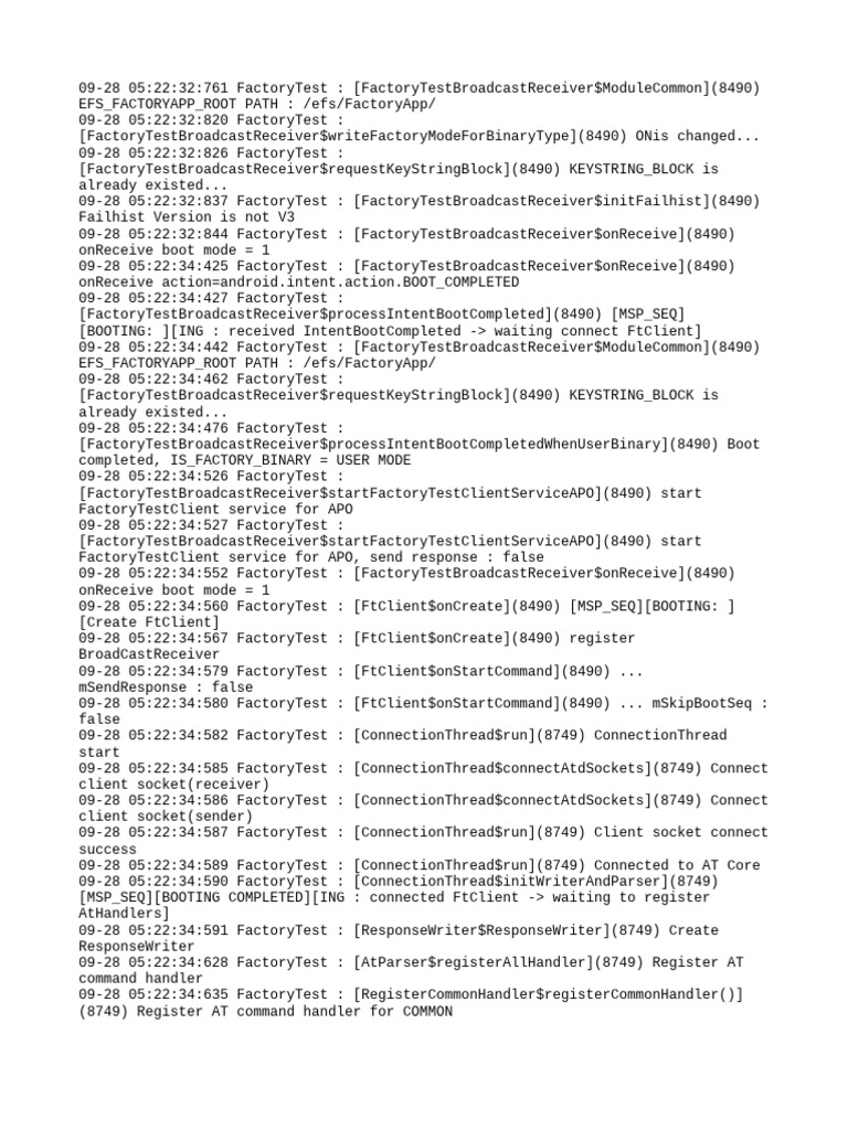 First Boot Log | PDF | Software | System Software