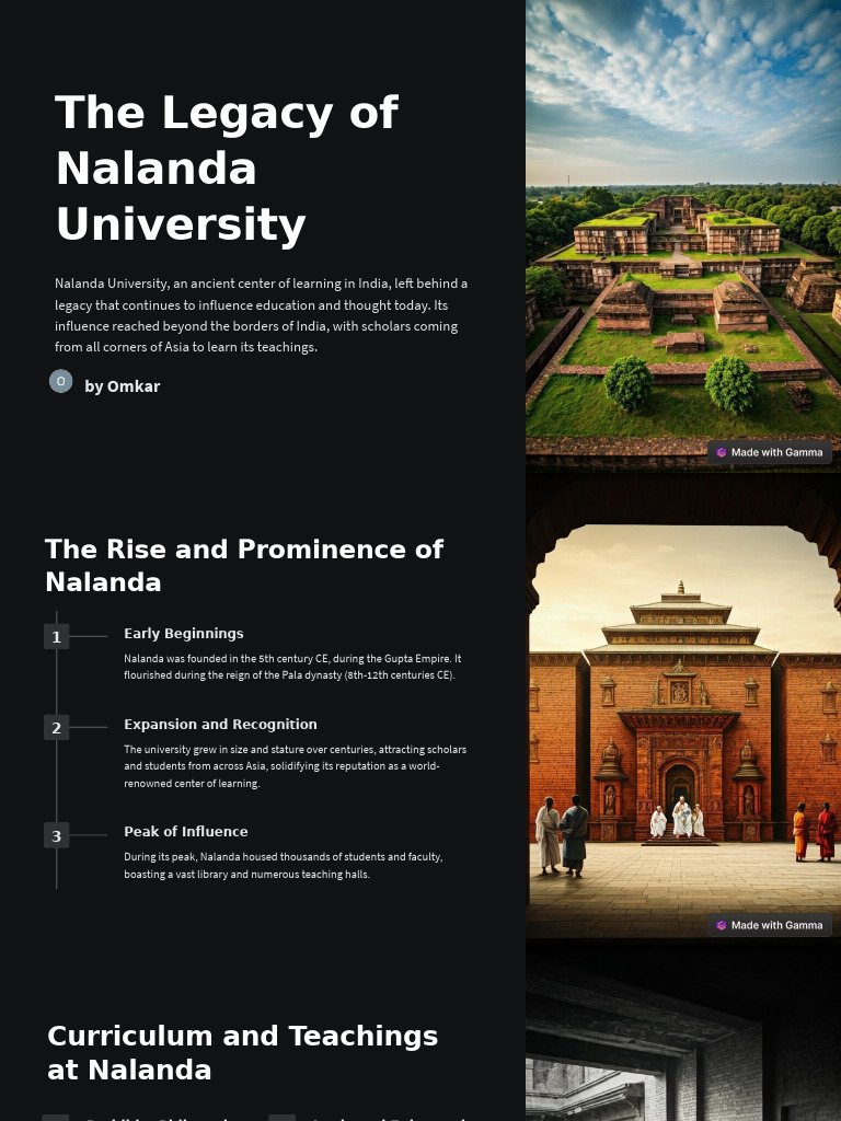 The Legacy of Nalanda University | PDF | Buddhist Philosophy | Indian ...
