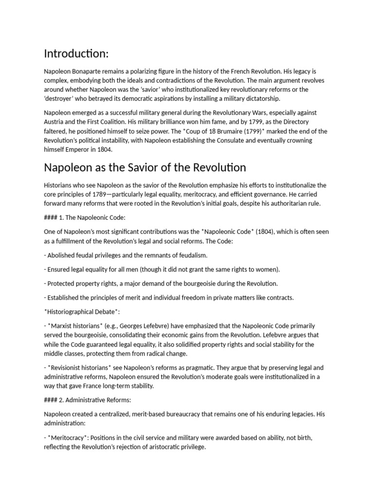 Napoleon | PDF | Napoleon | First French Empire