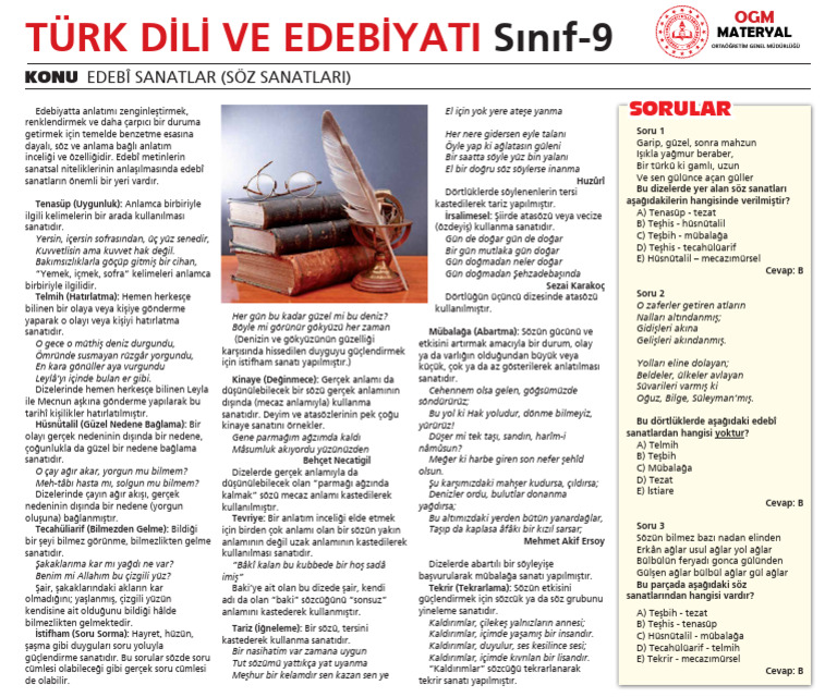 Edebî Sanatlar 2 | PDF