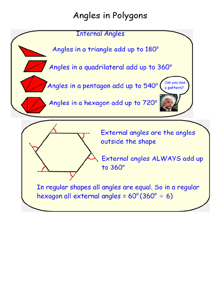 Angles Polygons | PDF