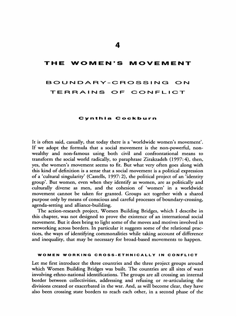 Women Movements | PDF