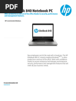 HP EliteBook 820 G3 Specs Overview | PDF | Solid State Drive | Wi Fi