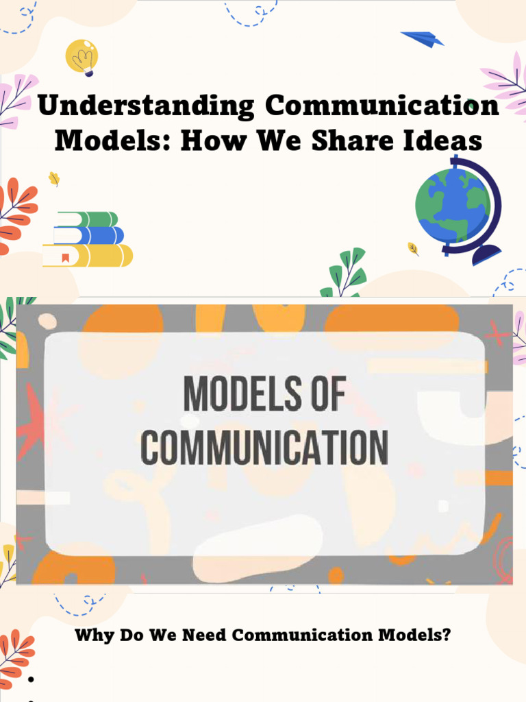 Communication Models Explained | PDF | Communication | Nonverbal ...