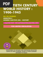 Twentieth Century World History - 1900-1945 | PDF | Imperialism ...